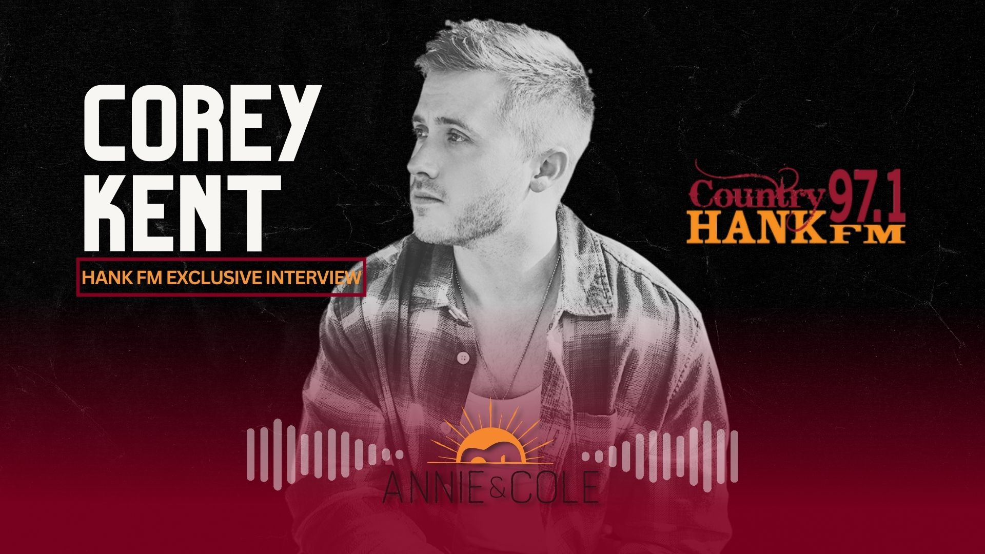 Corey Kent Exclusive Interview With Annie & Cole On Hank FM!